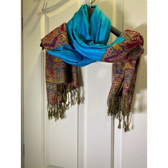 Accessories | Luxurious Paisley Pattern Scarfwrapshawl New | Poshmark